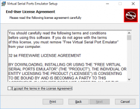 VSPE セットアップと設定
